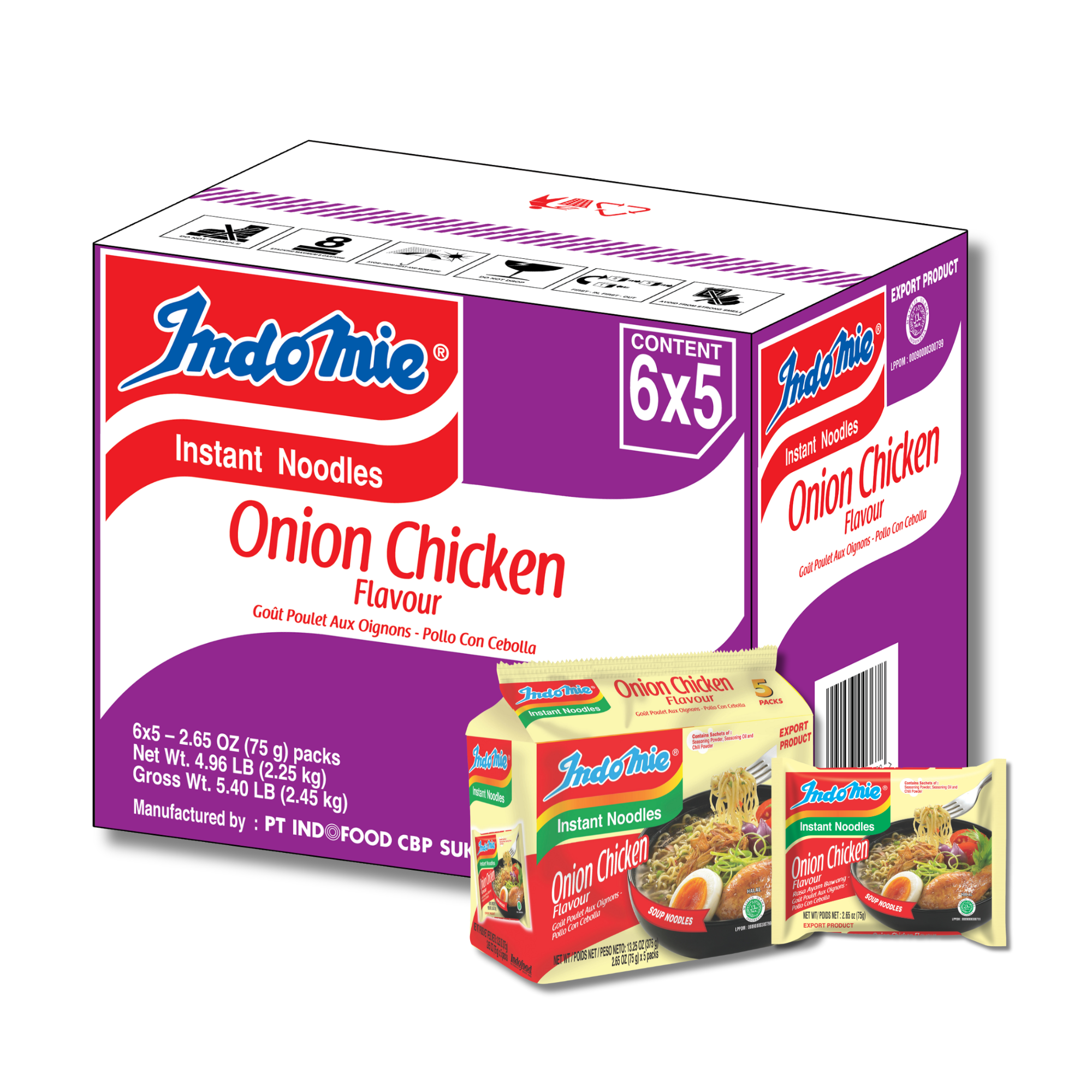 Indomie Onion Chicken Flavor Instant Noodles - 30 Pack – Indousa.us